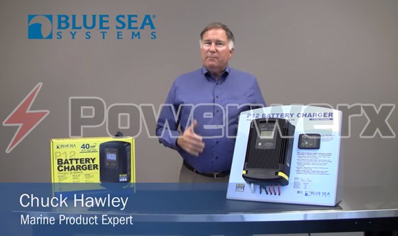 Blue Sea 7531 P12 Battery Charger Three Bank 12V DC 25A | Powerwerx