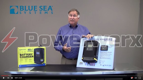 Blue Sea 7532 P12 Battery Charger Three Bank 12V DC 40A | Powerwerx