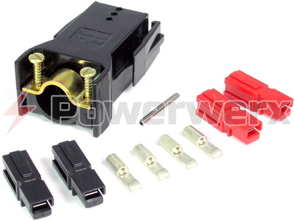 Plug with Latch for Chassis Mount Powerpole Connectors | Powerwerx
