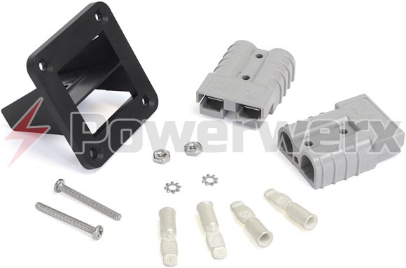 Powerwerx PanelPlateSBDual for Anderson SB50 Series Connectors | Powerwerx